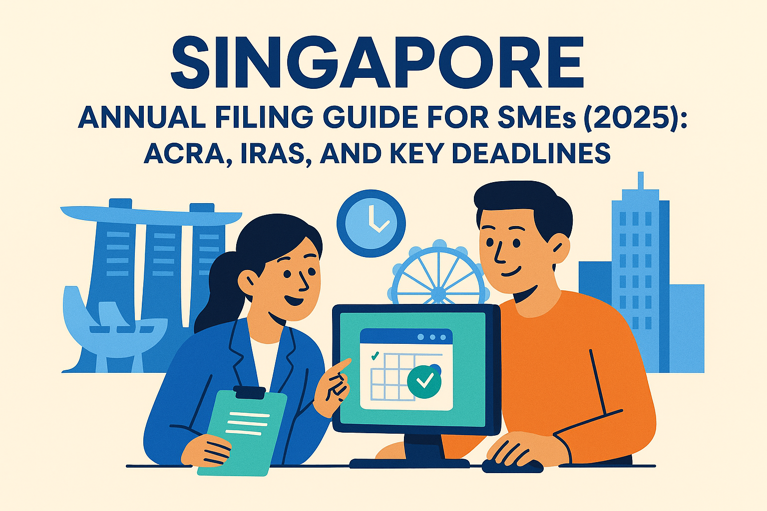 Singapore Annual Filing Guide for SMEs (2025): ACRA, IRAS, and Key Deadlines